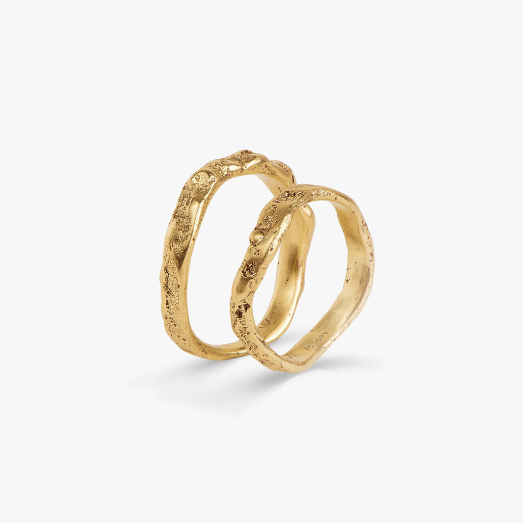 Unique Rings Made from Recycled Silver and Fair-Mined Gold – BAZK Berlin